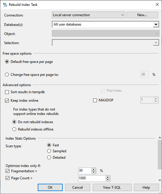 MS SQL Database Maintenance: Index Rebuilding and Reorganizing