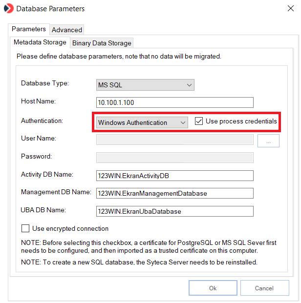 Using a gMSA (or sMSA) Account for the MS SQL Server Database Connection to the Application Server