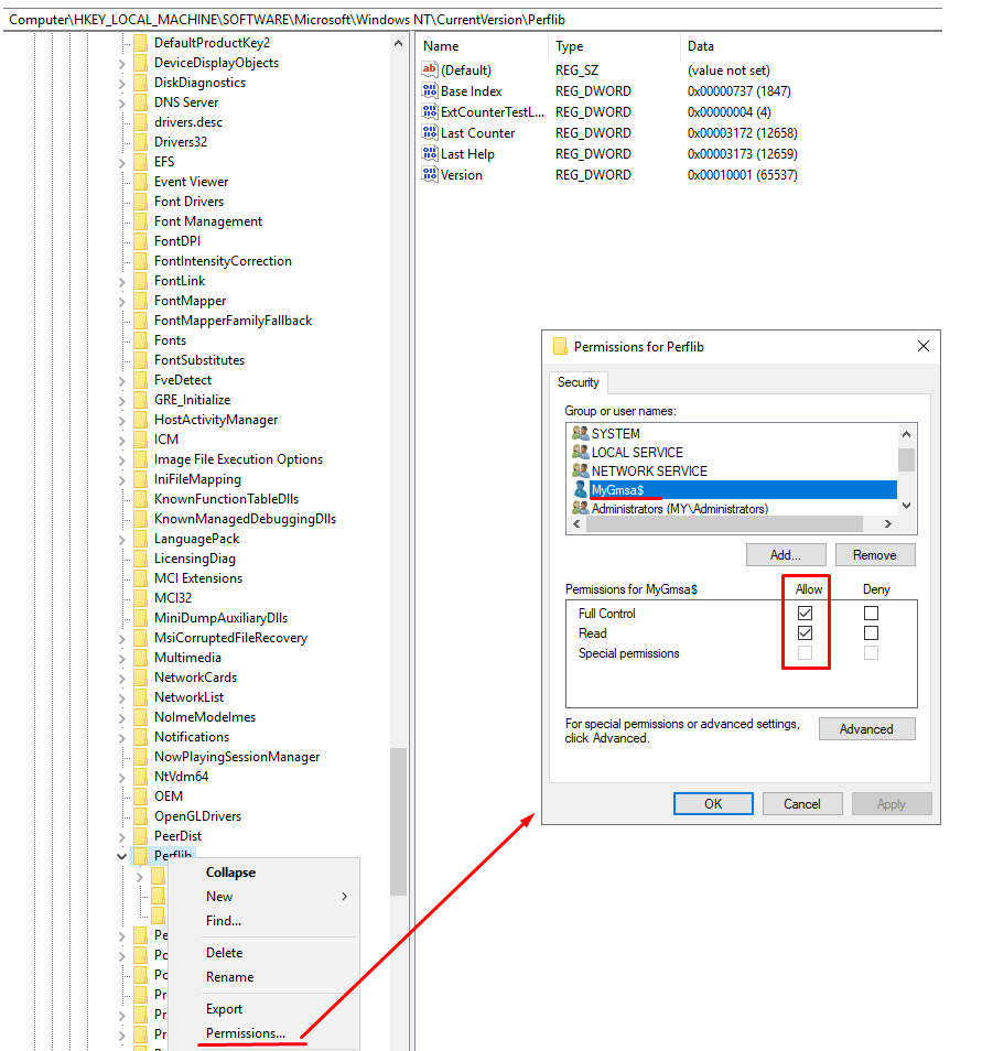 Using a gMSA (or sMSA) Account for the MS SQL Server Database Connection to the Application Server