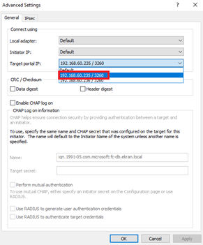 Stage 1. Creating and Configuring iSCSI Virtual Disks