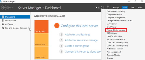 Stage 2. Deploying a Failover Cluster Using the Microsoft Failover ...