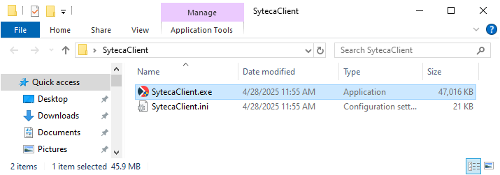 Installing Windows Clients Locally Using the Installation Package